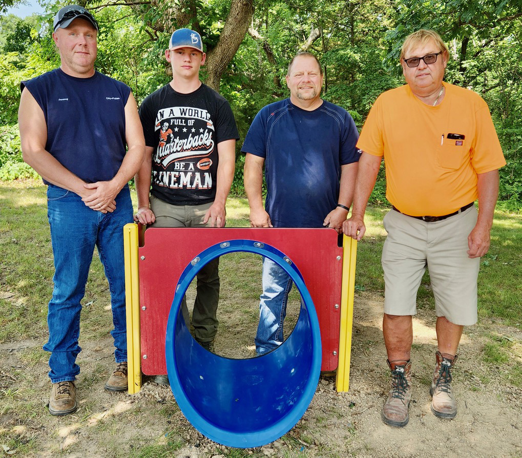 New Playground Equipment and Benches at City Park – The Milan Standard